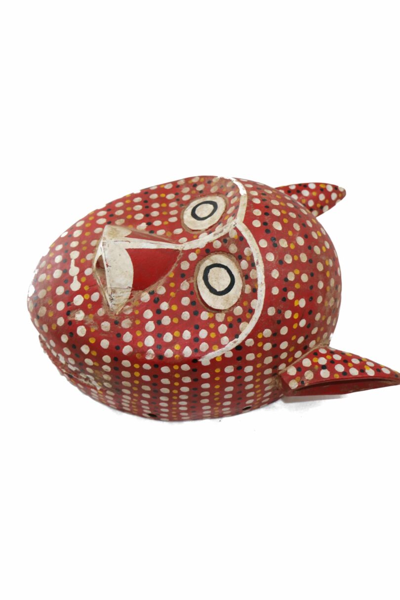 Bozo Red Leopard Mask – Mali - African-Arte