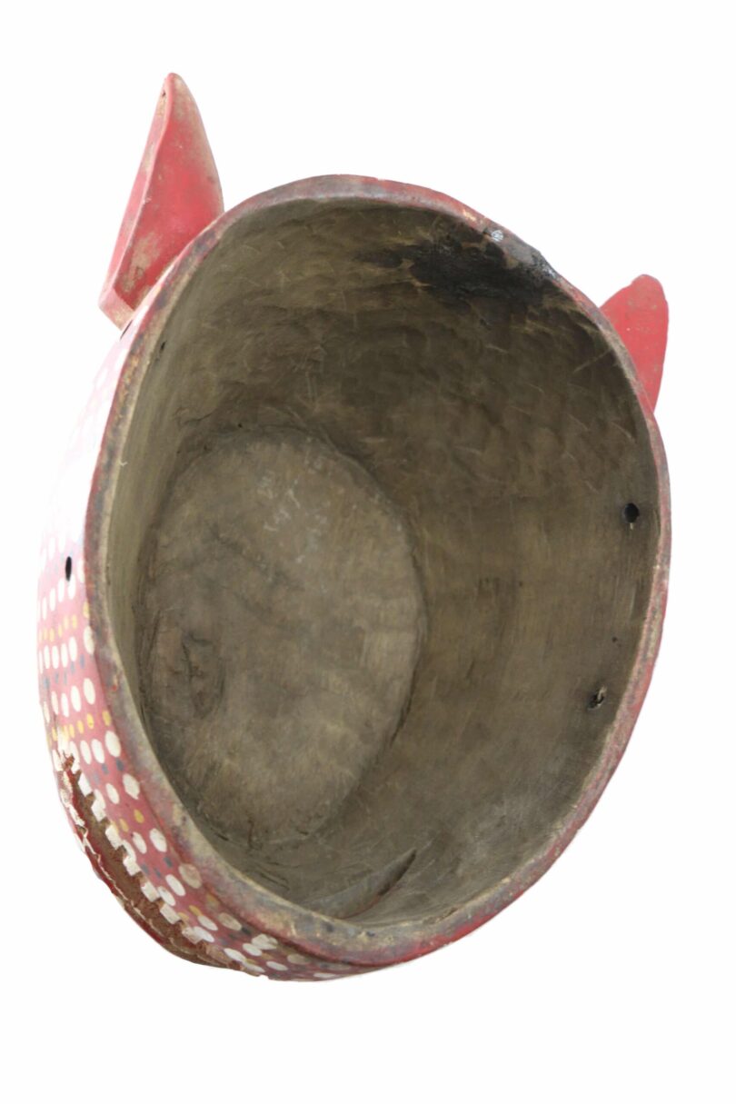 Bozo Red Leopard Mask – Mali - African-Arte